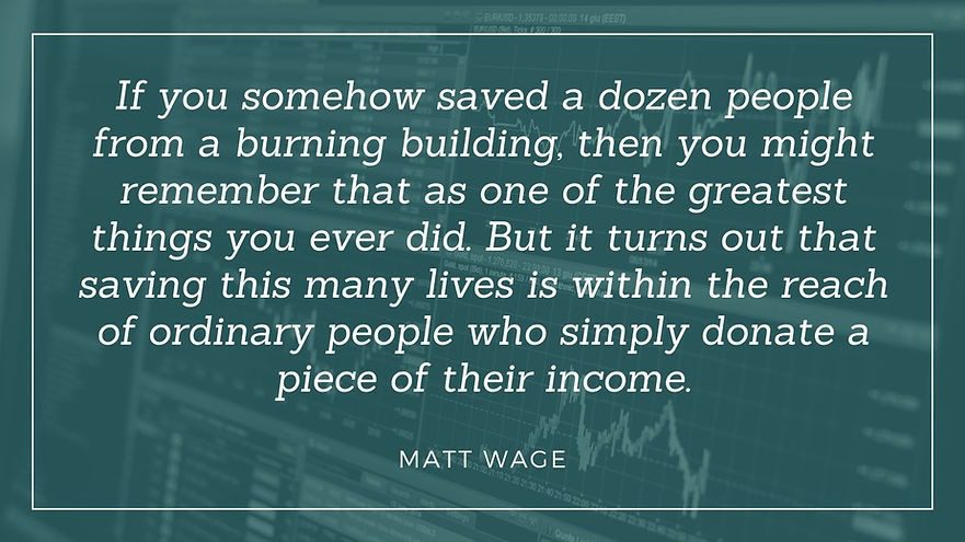 Matt Wage - The Altruistic Trader - Thistradinglife